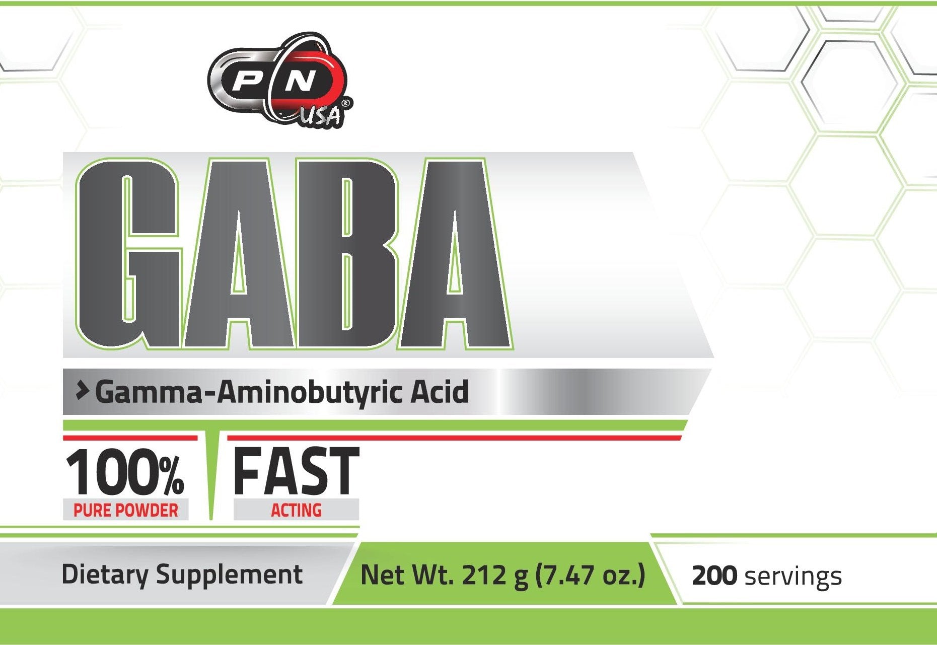 1000mg GABA for recovery support