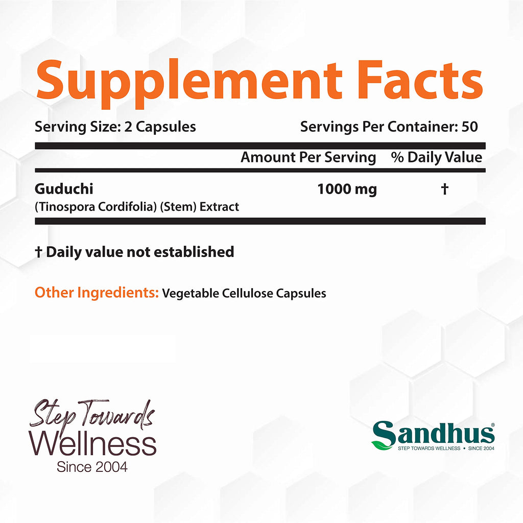 1000mg Guduchi capsules for vitality