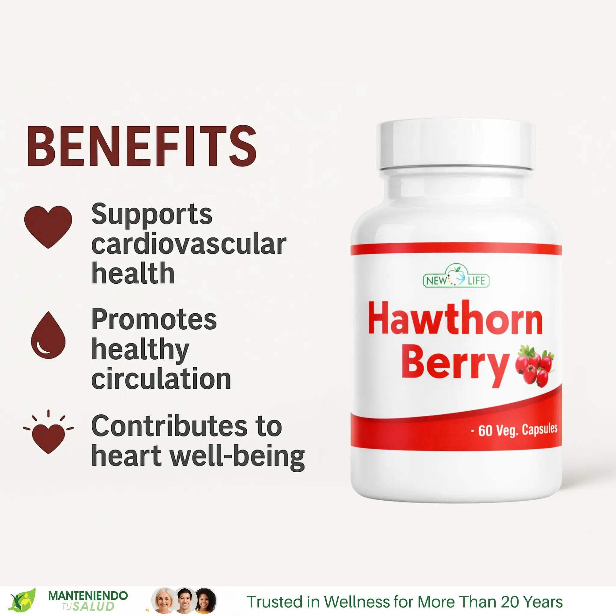 1000mg hawthorn for daily wellness