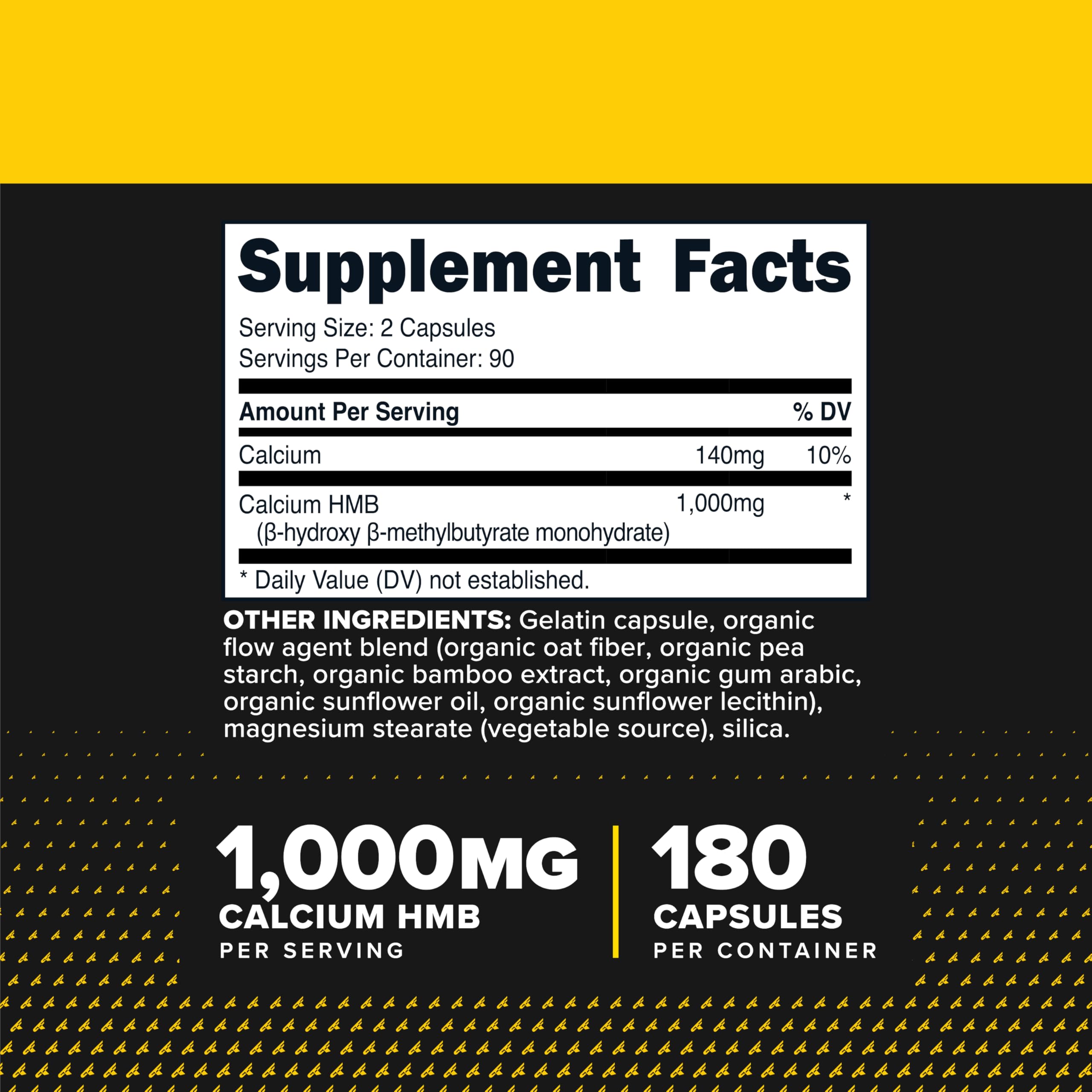1000mg HMB for muscle recovery