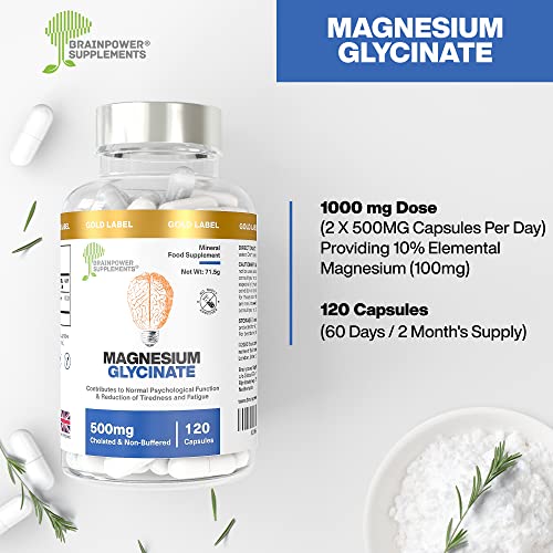 1000mg magnesium bisglycinate for relaxation