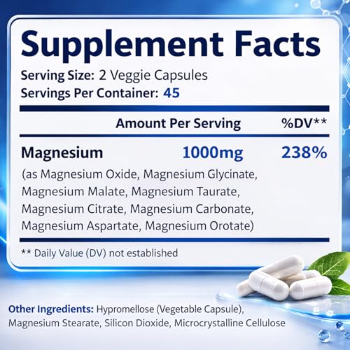 1000mg magnesium complex for men