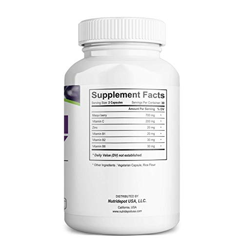 1000mg Maqui Berry nutrition boost