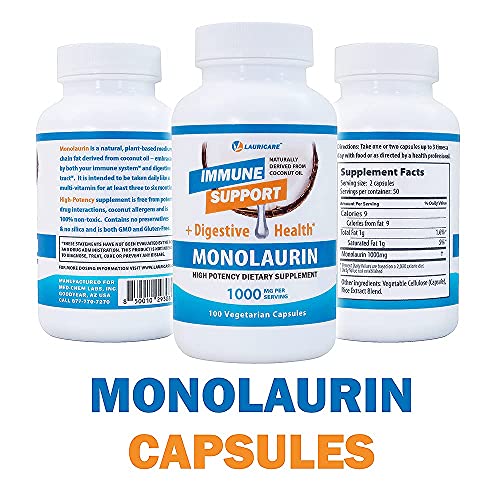 1000mg Monolaurin for daily wellness