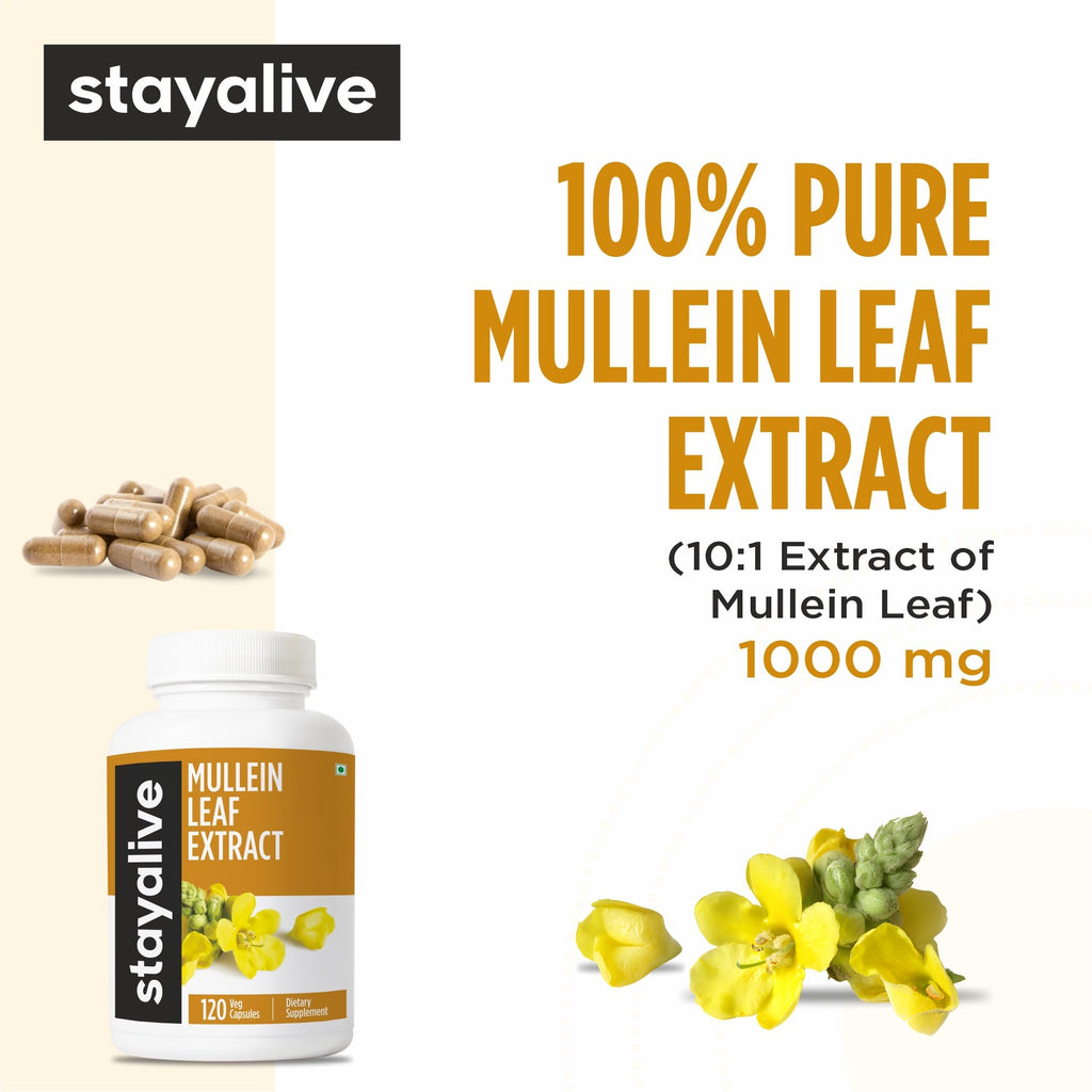 1000mg mullein leaf capsules