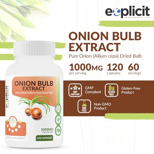 1000mg onion extract health benefits
