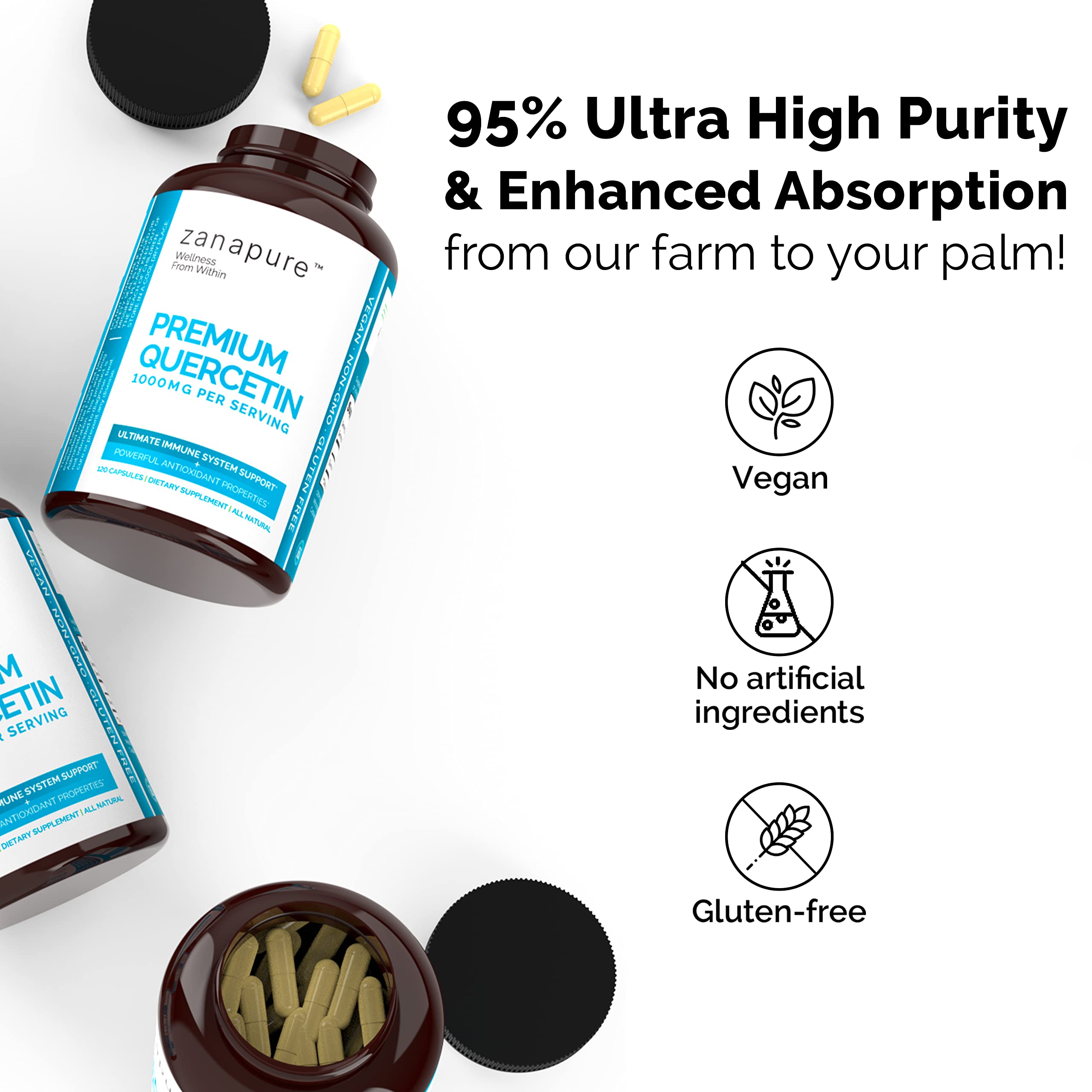 1000mg quercetin for health