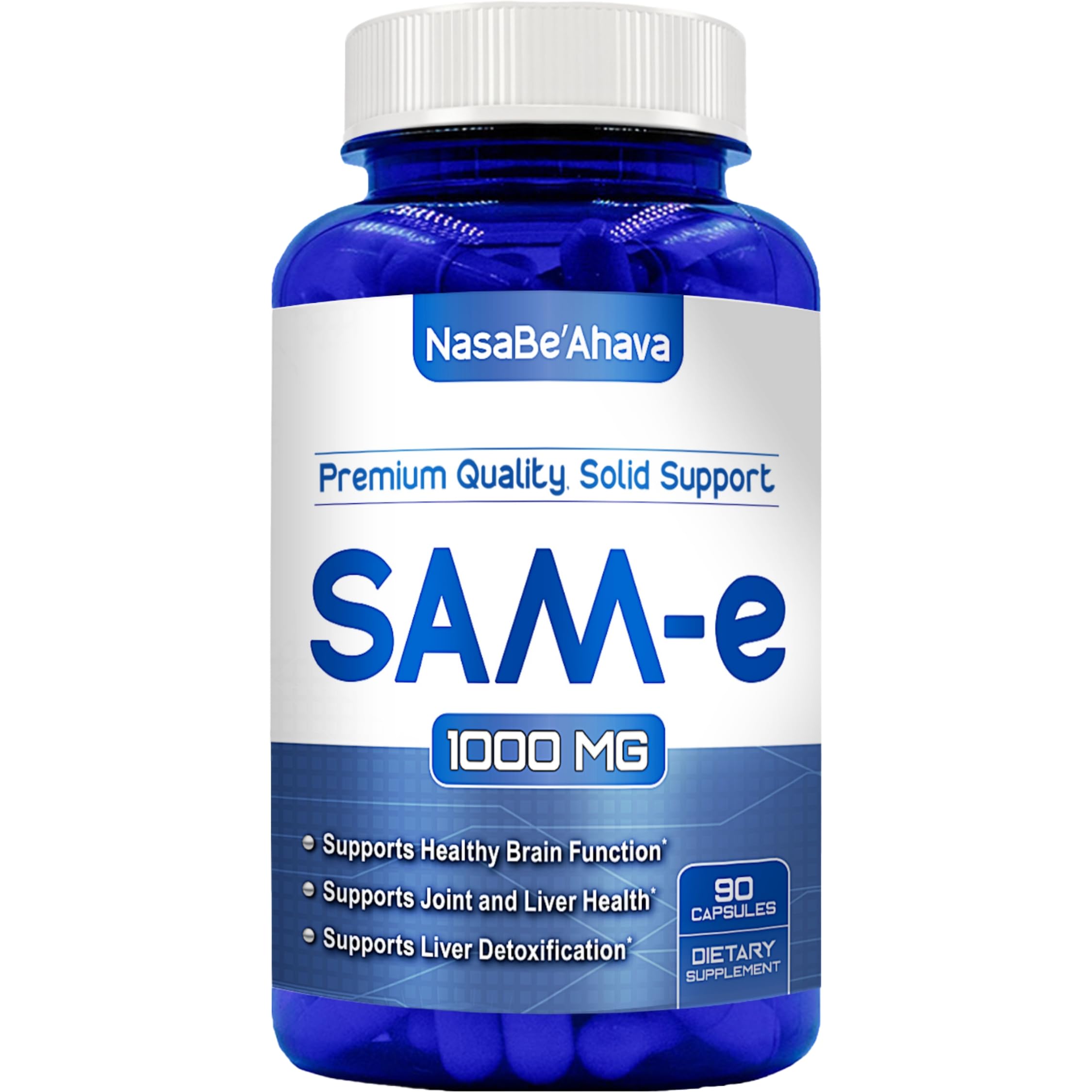 1000mg SAM-e blended vitamin supplement