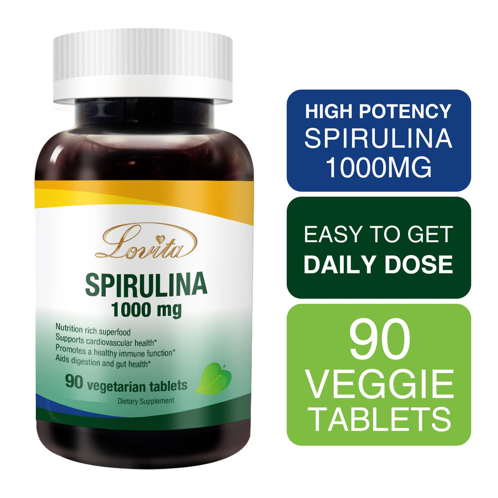 1000mg spirulina for daily health