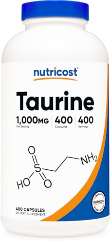 1000mg taurine capsules for energy