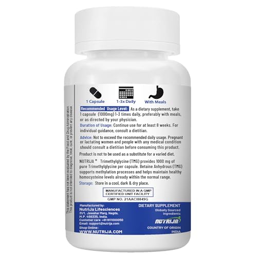 1000MG TMG for optimal health