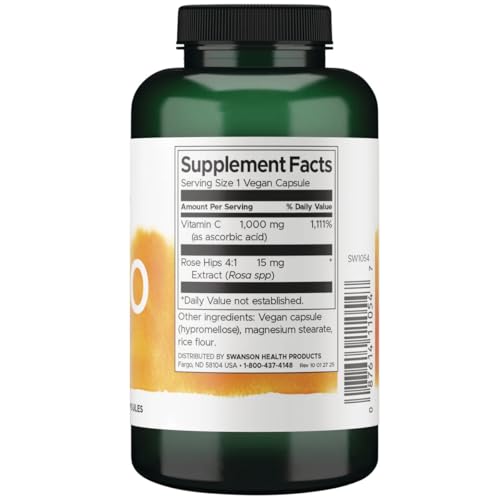 1000mg Vitamin C capsules for immunity