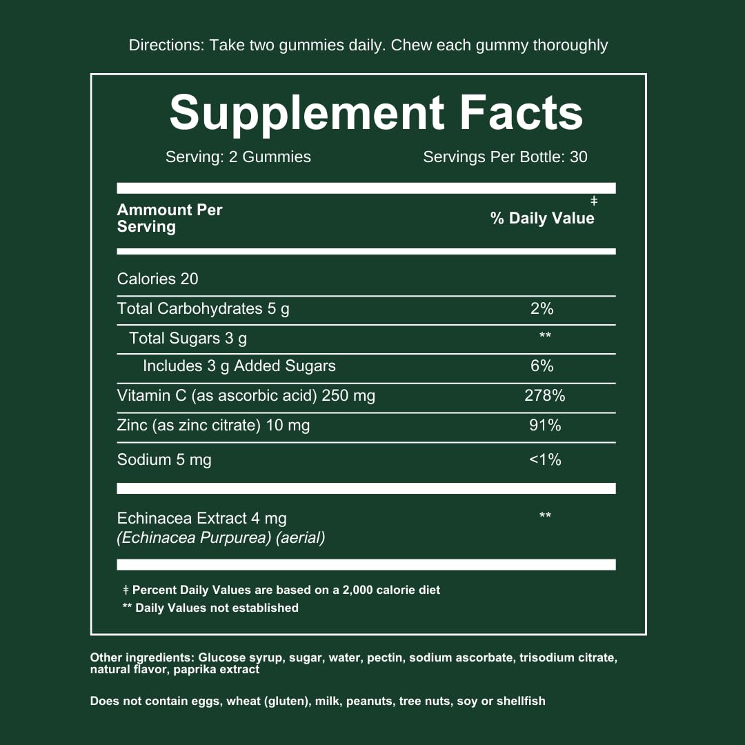 1000mg vitamin C supplement pack