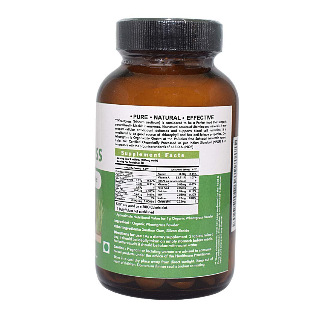 1000mg wheatgrass for immune support