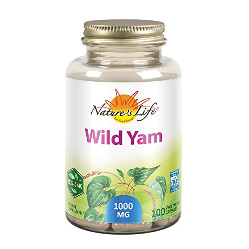 1000mg Wild Yam capsules for women