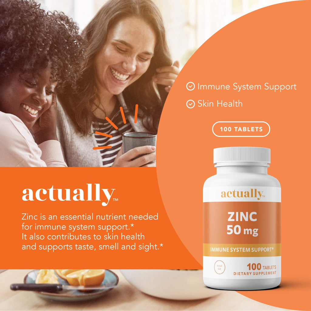 100ct zinc tablets for wellness
