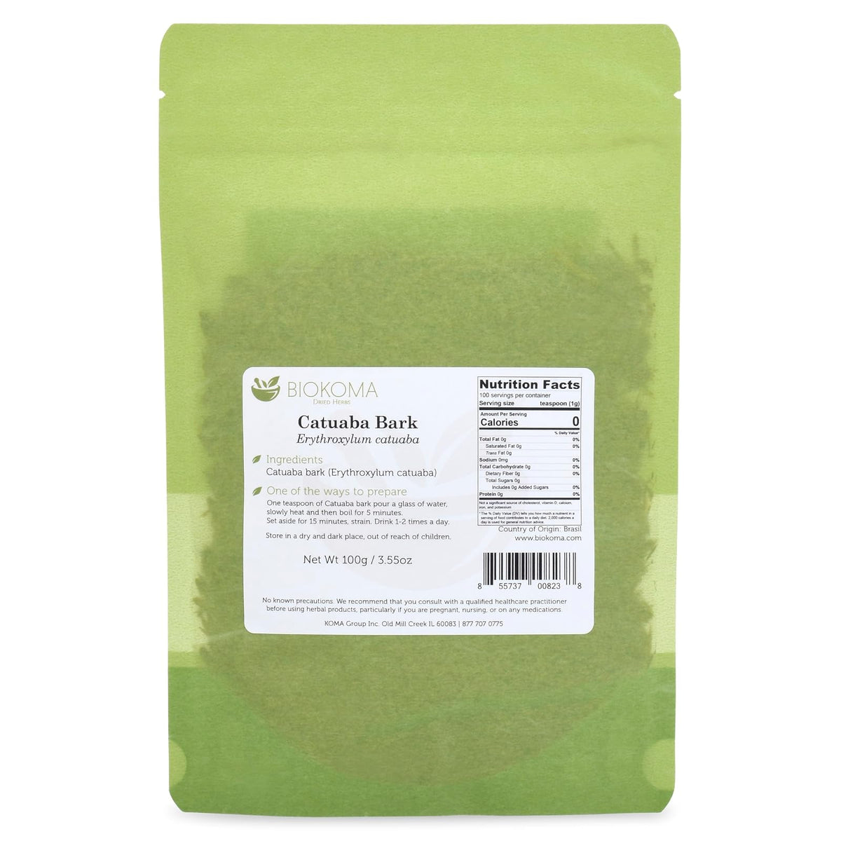 100g catuaba bark for herbal detox