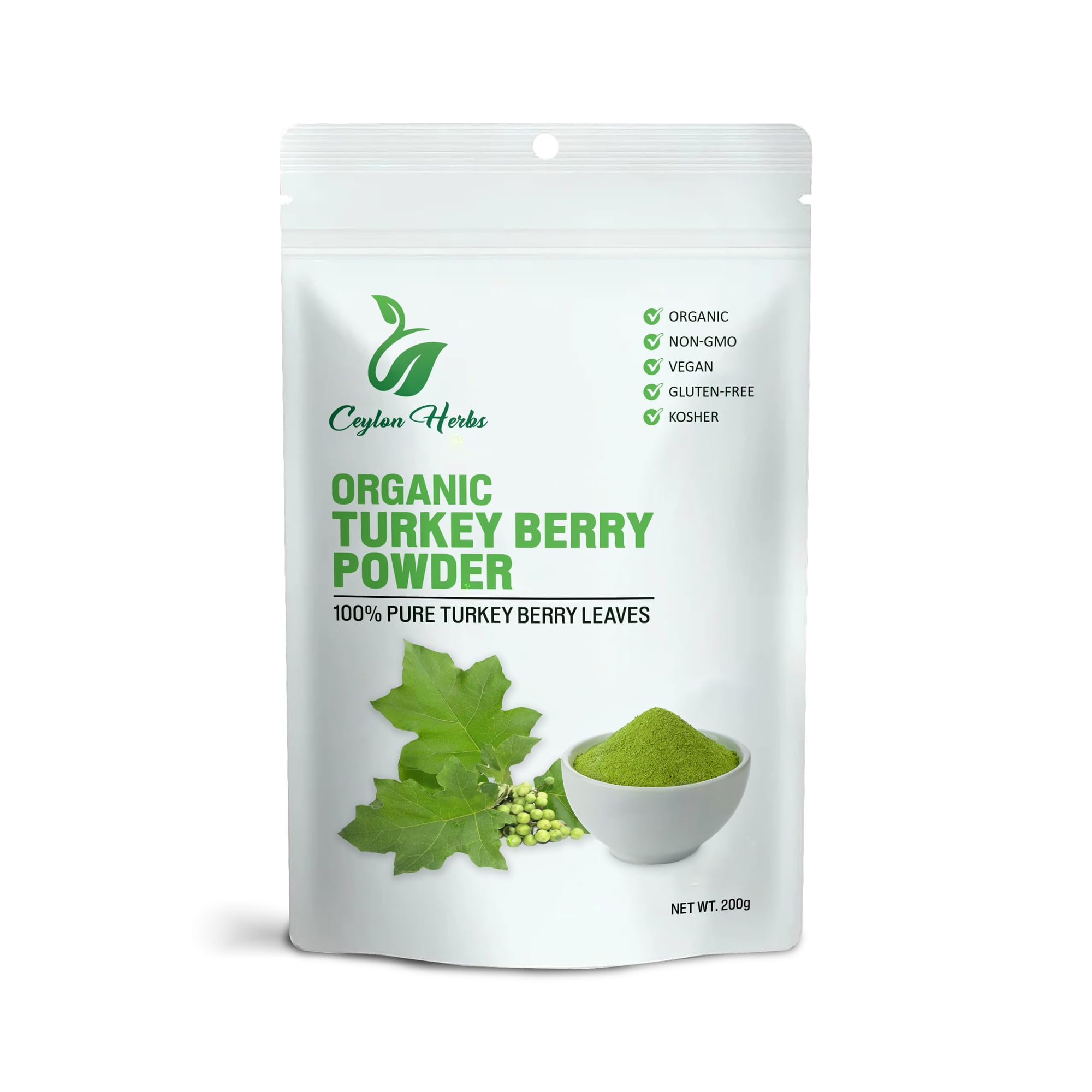 100g dried turkey berry leaves