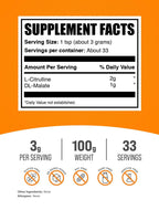 100g L-Citrulline Malate powder for energy