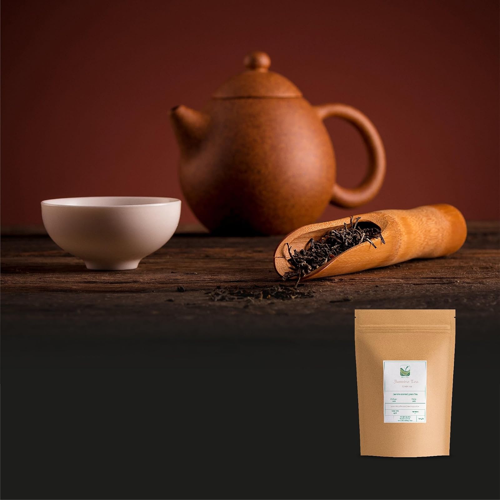 100g loose leaf green tea pack