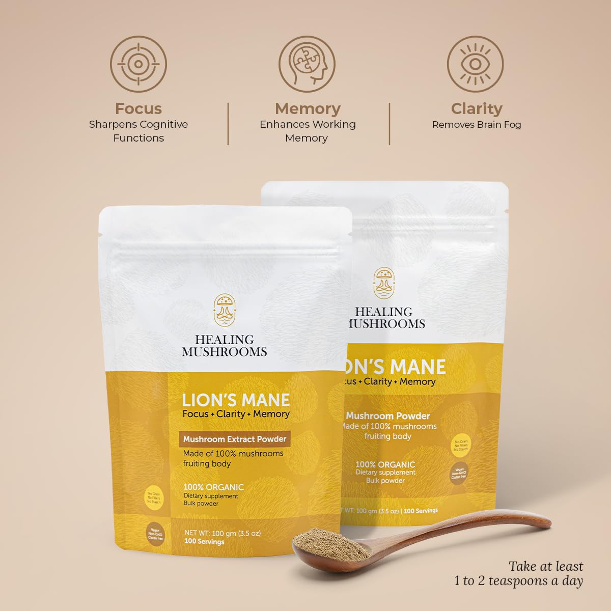 100g of brain superfood powder