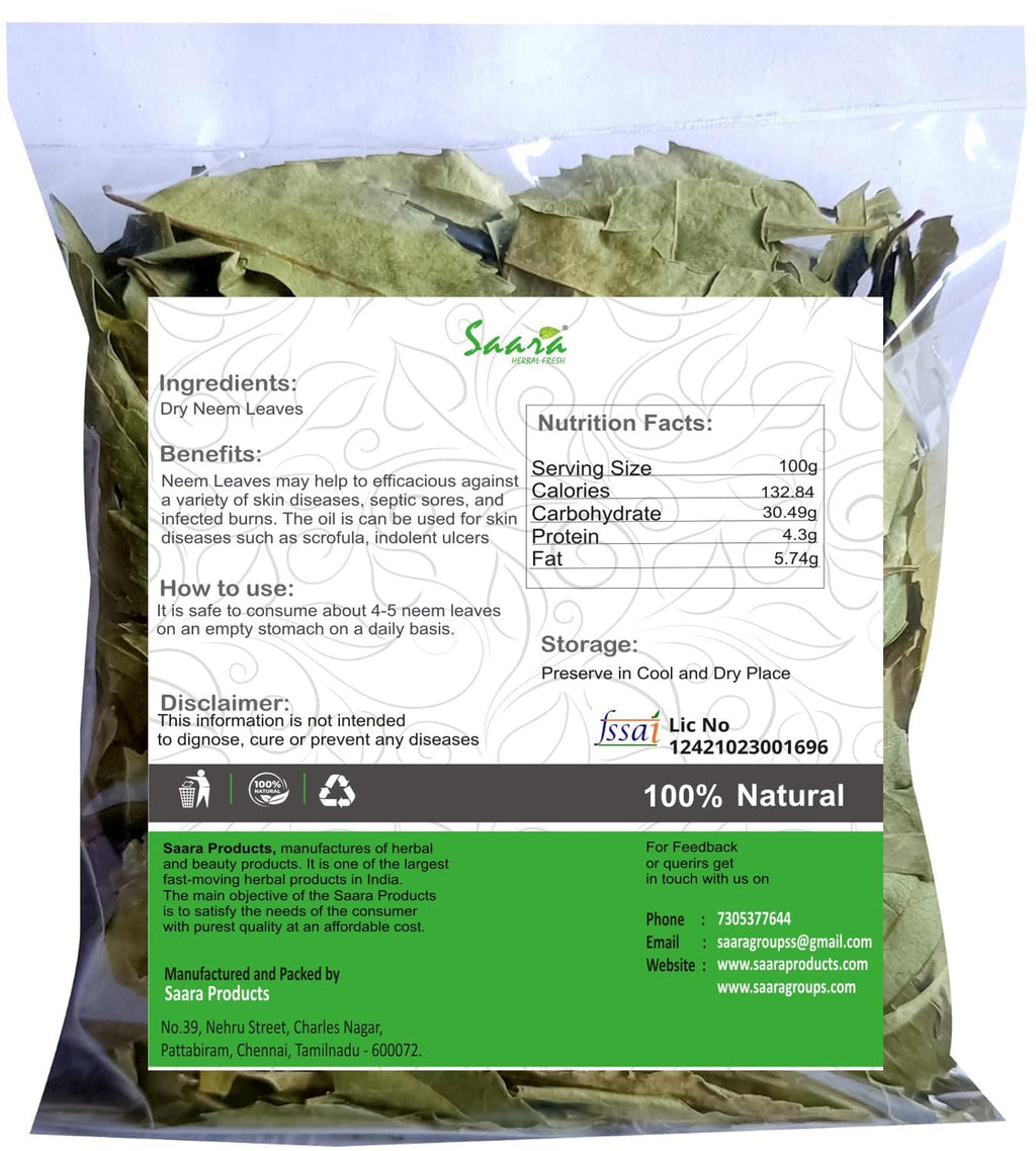 100g pack of neem leaves
