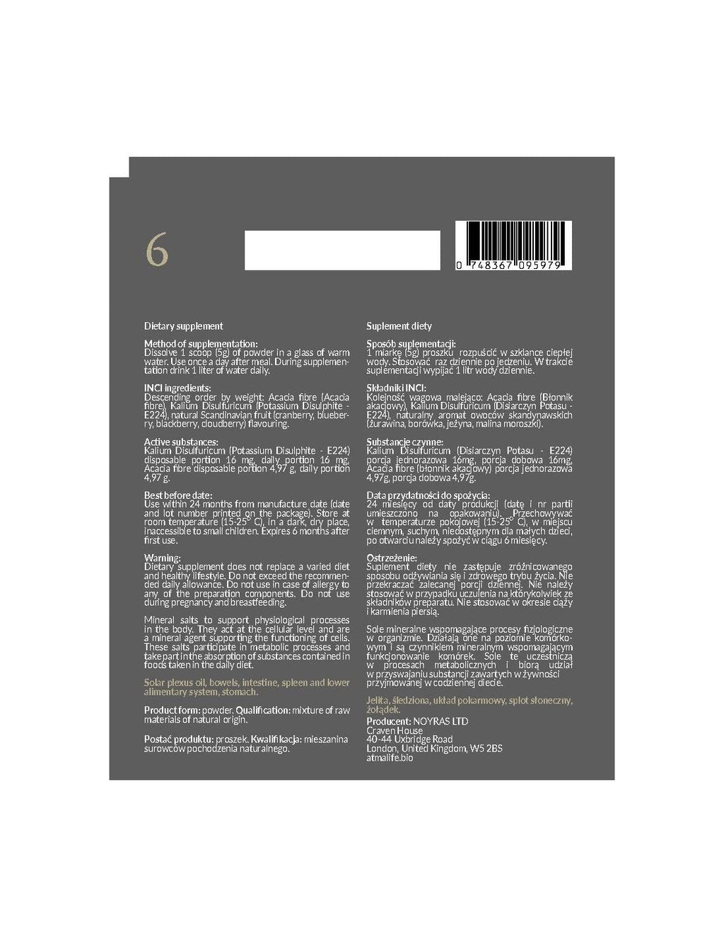 100g potassium supplement for vitality