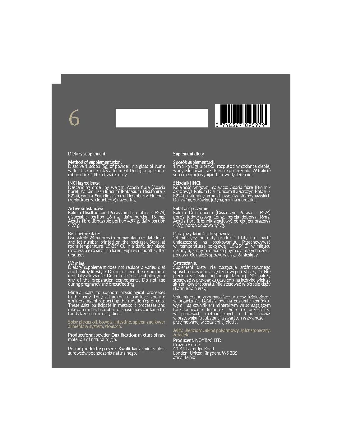 100g potassium supplement for vitality