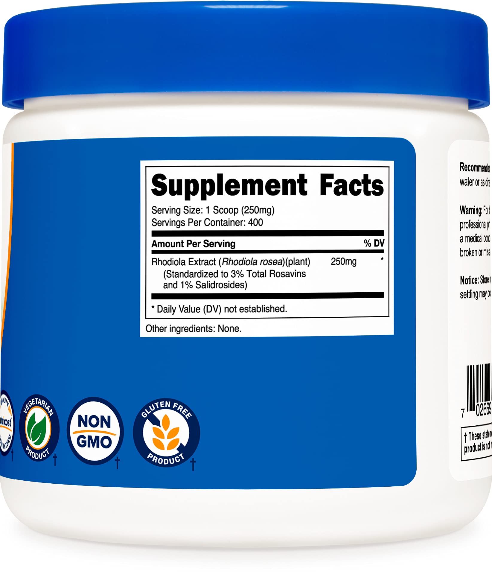 100G Rhodiola Rosea for wellness