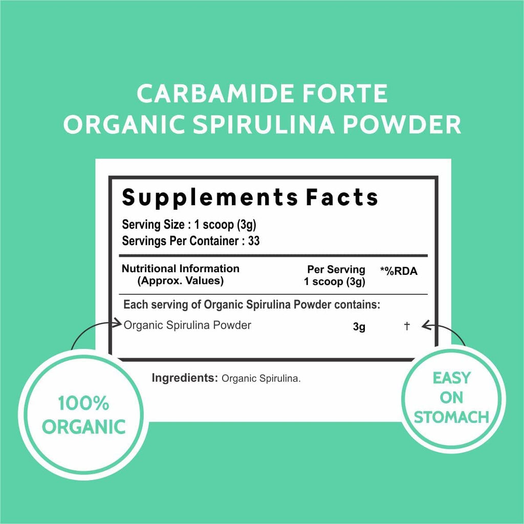 100g spirulina for daily nutrition