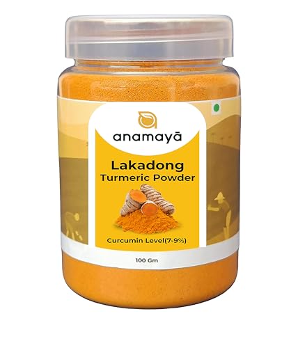 100g turmeric spice in reusable jar