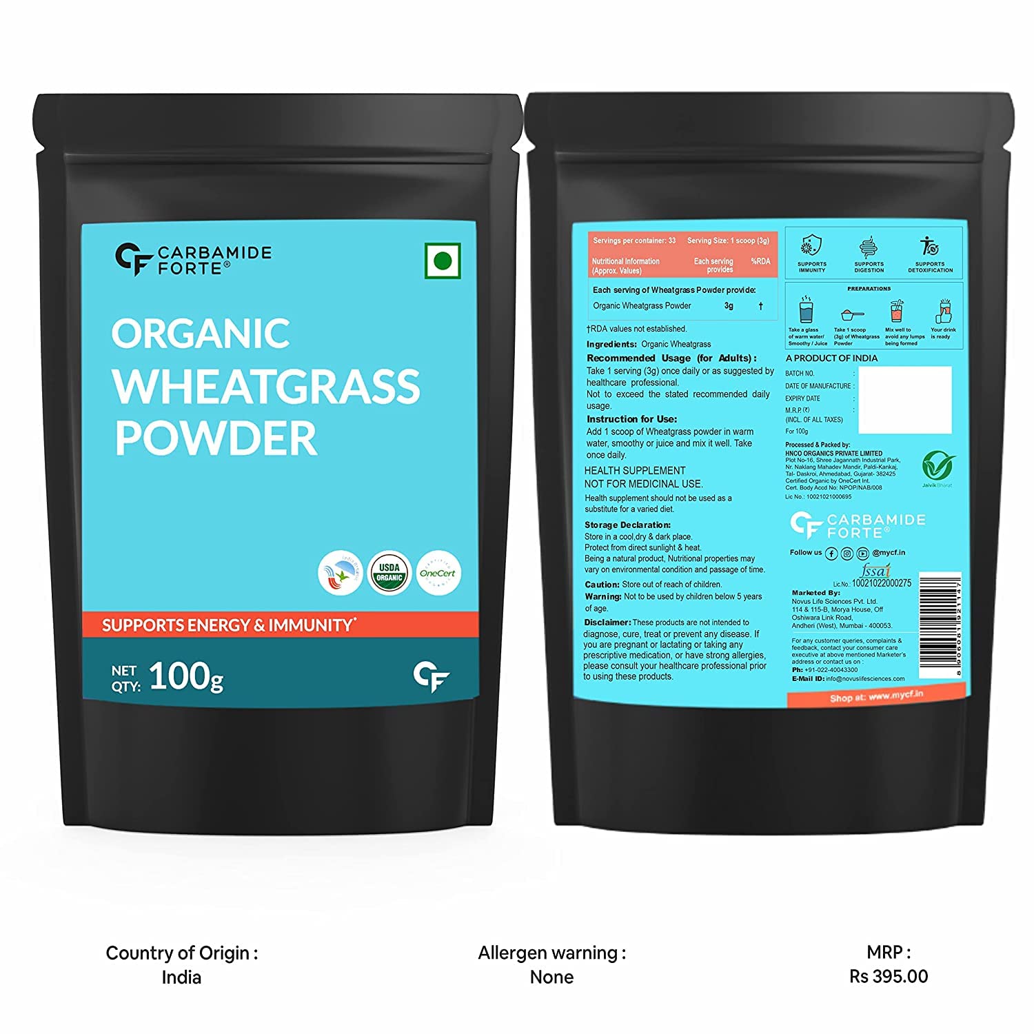 100g vegan chlorophyll powder for health
