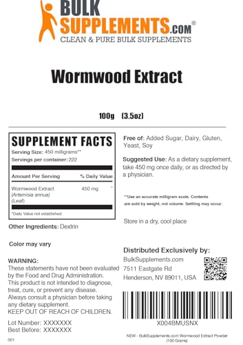 100g Wormwood Extract for daily use