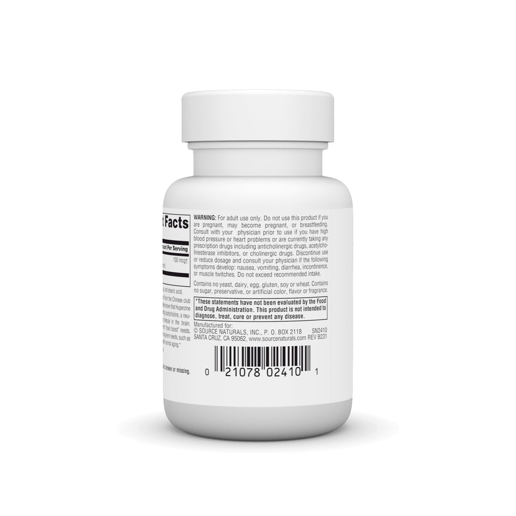 100mcg Huperzine A for brain health