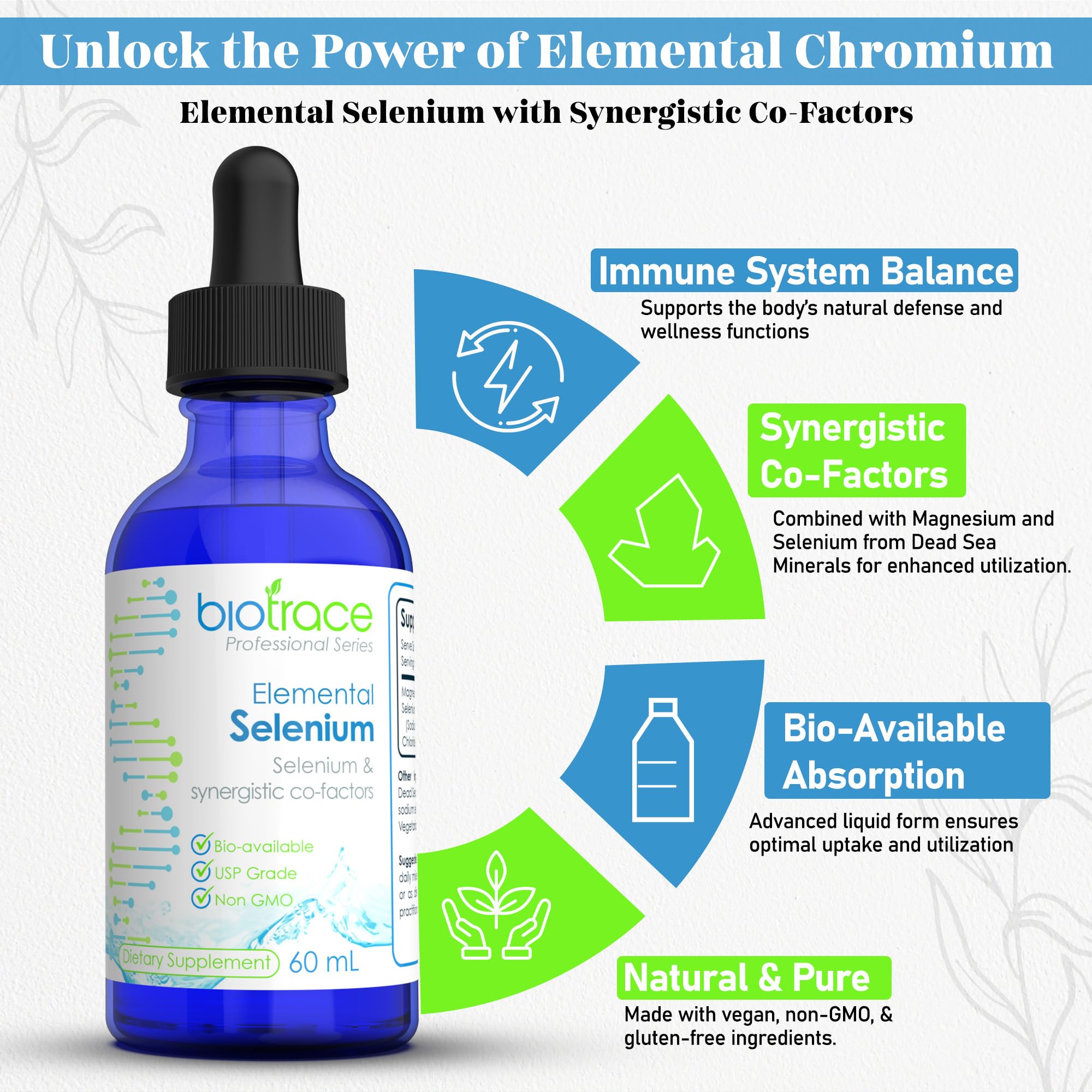100mcg selenium drops for wellness