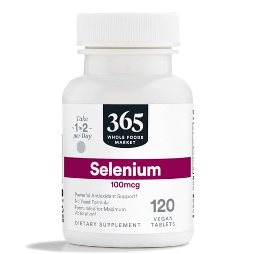 100mcg selenium tablets for wellness