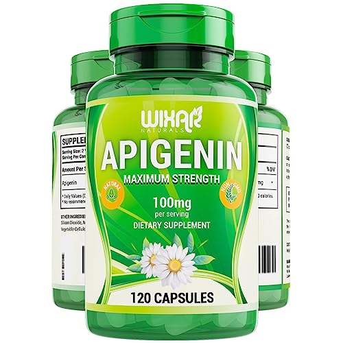 100mg apigenin capsules for wellness