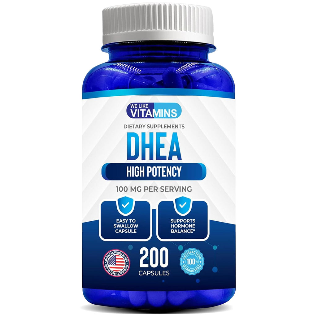 100mg DHEA capsules for energy