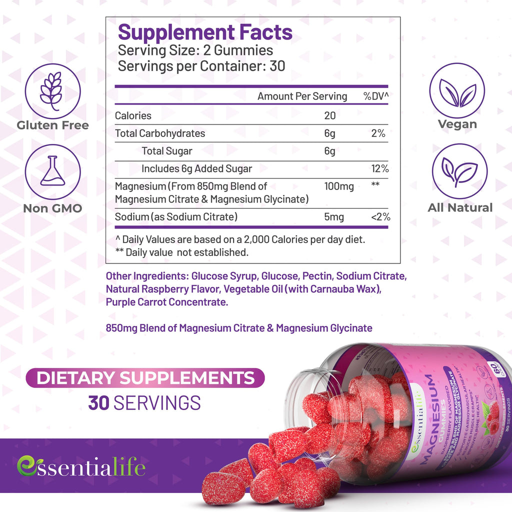 100mg magnesium for energized mornings
