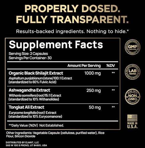 100x strength shilajit supplement
