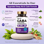 1050 mg GABA capsules for stress relief
