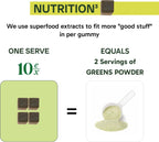 10ex Super Greens gummies for seniors