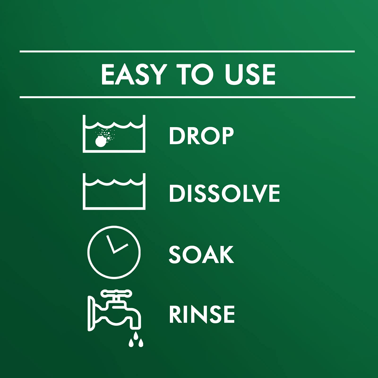 10g cleaning tablet convenience