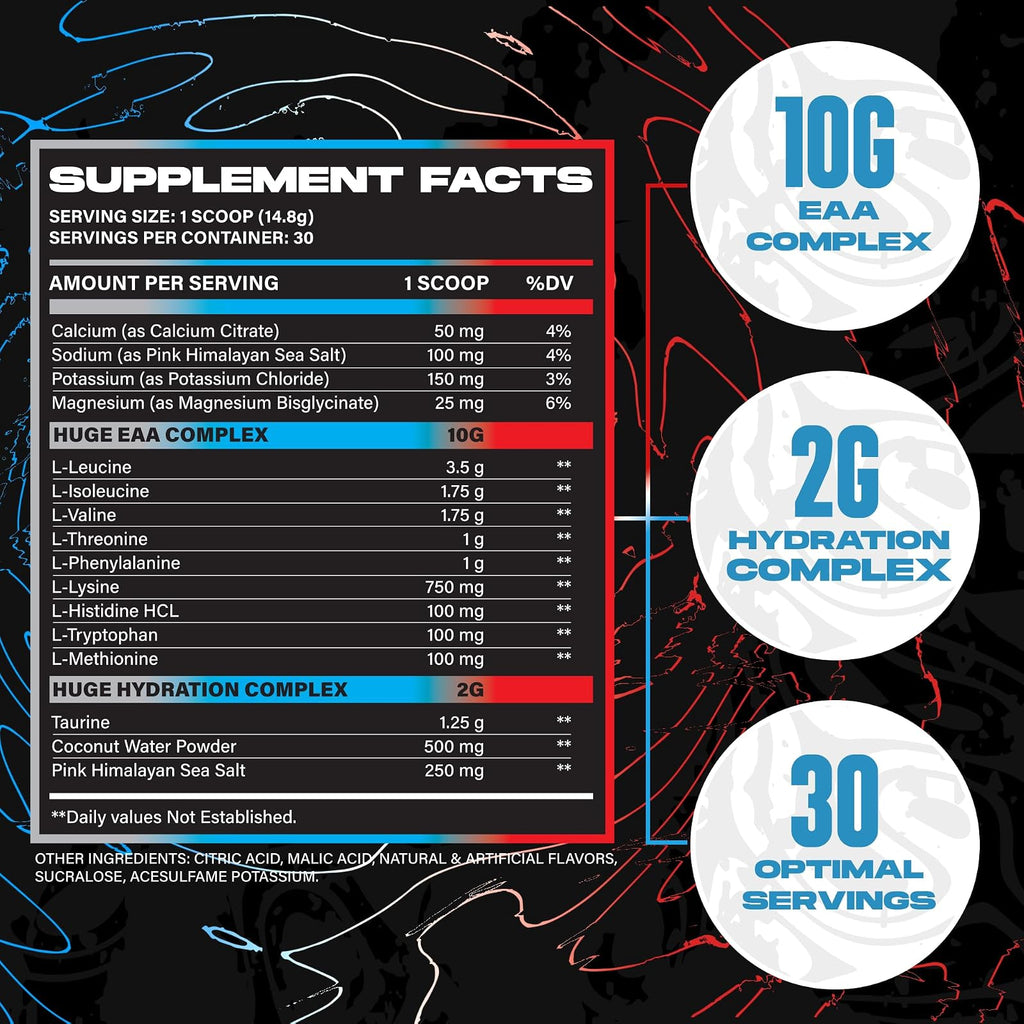 10g essential amino acids per serving