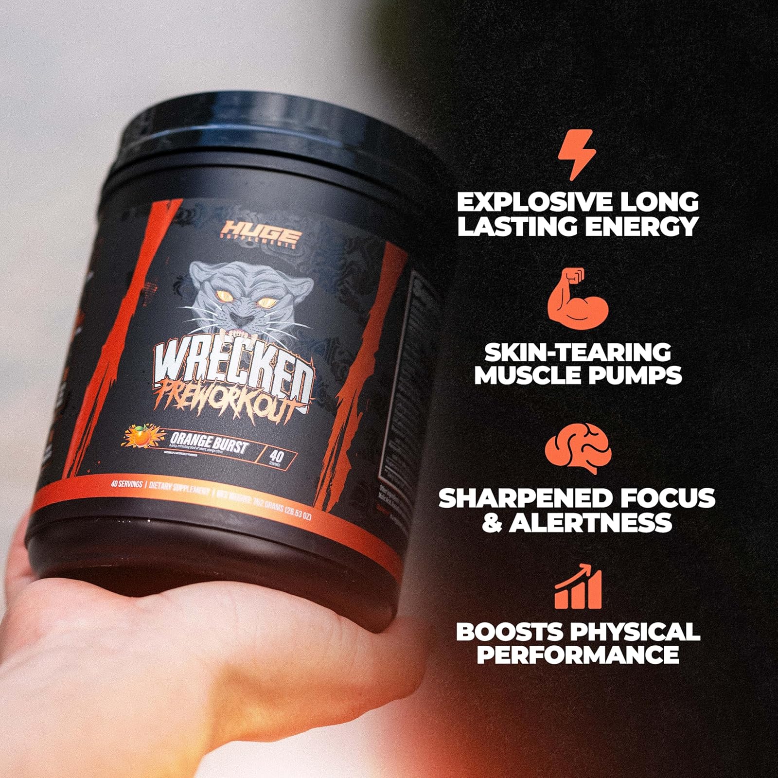 10g L-Citrulline pre-workout formula