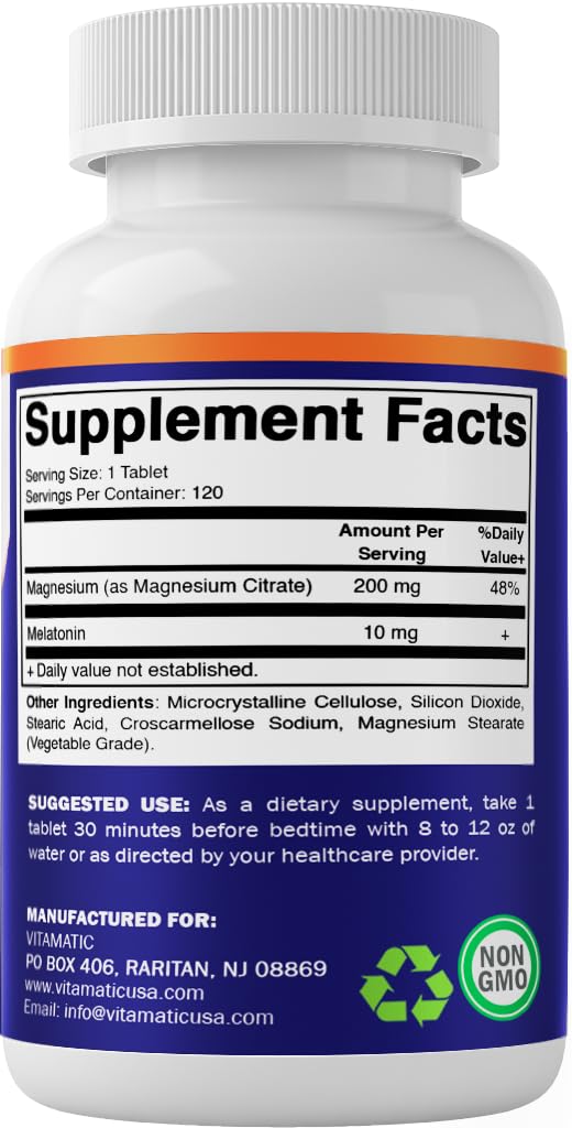 10mg melatonin for easy sleep