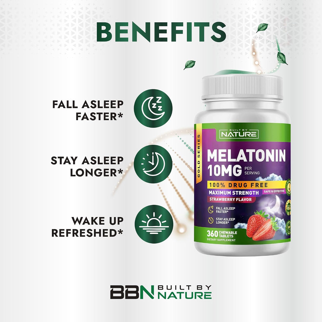 10mg melatonin for restful nights