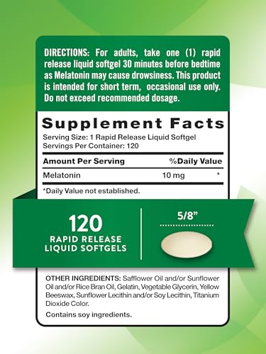 10mg melatonin for restful sleep