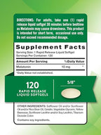 10mg melatonin for restful sleep