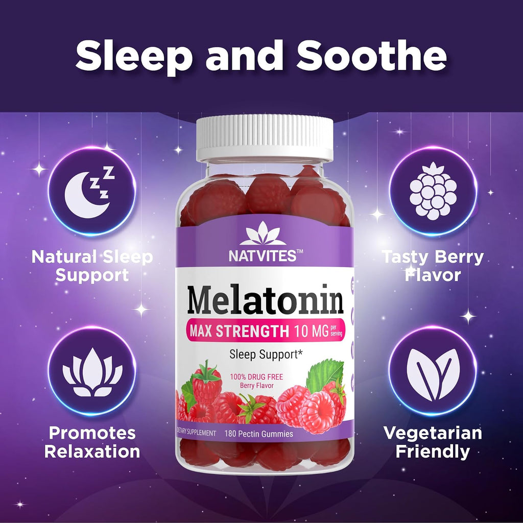 10mg melatonin gummies for relaxation